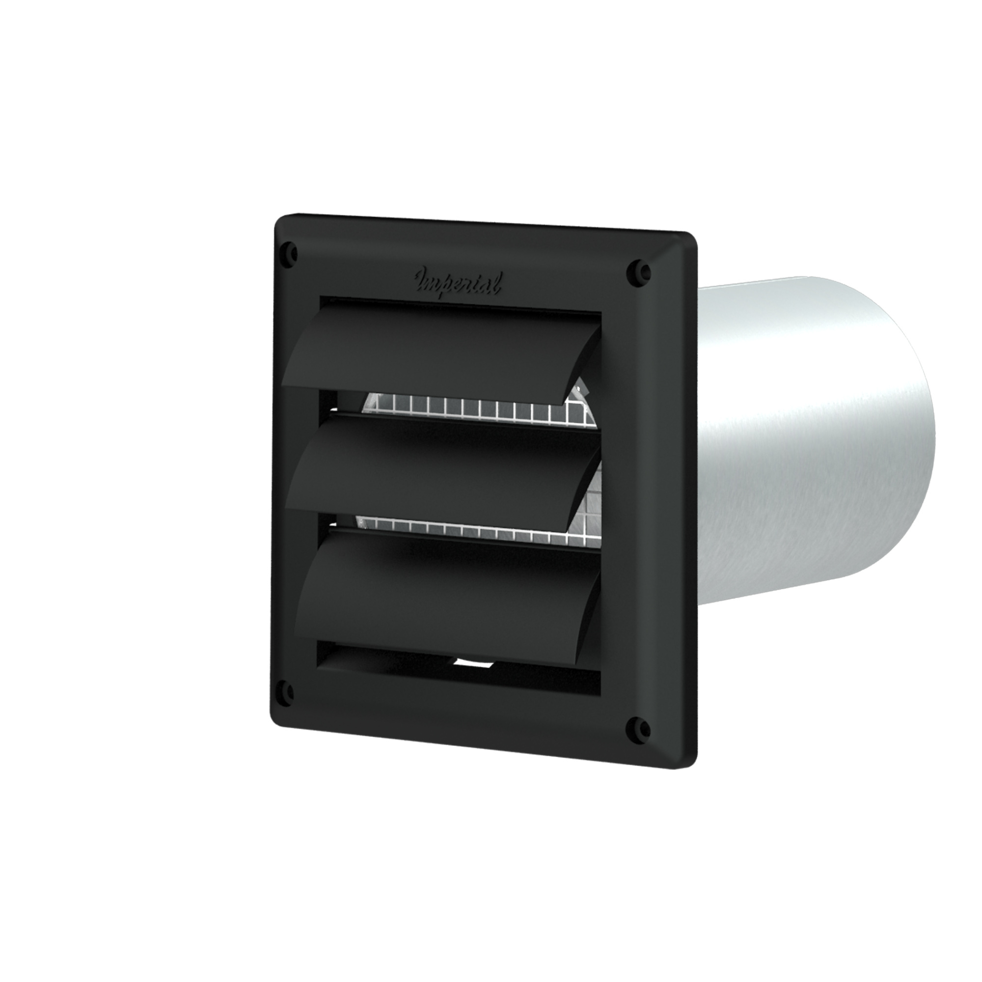 Louvered Vent Hoods with Metal Screen - 4" | Imperial