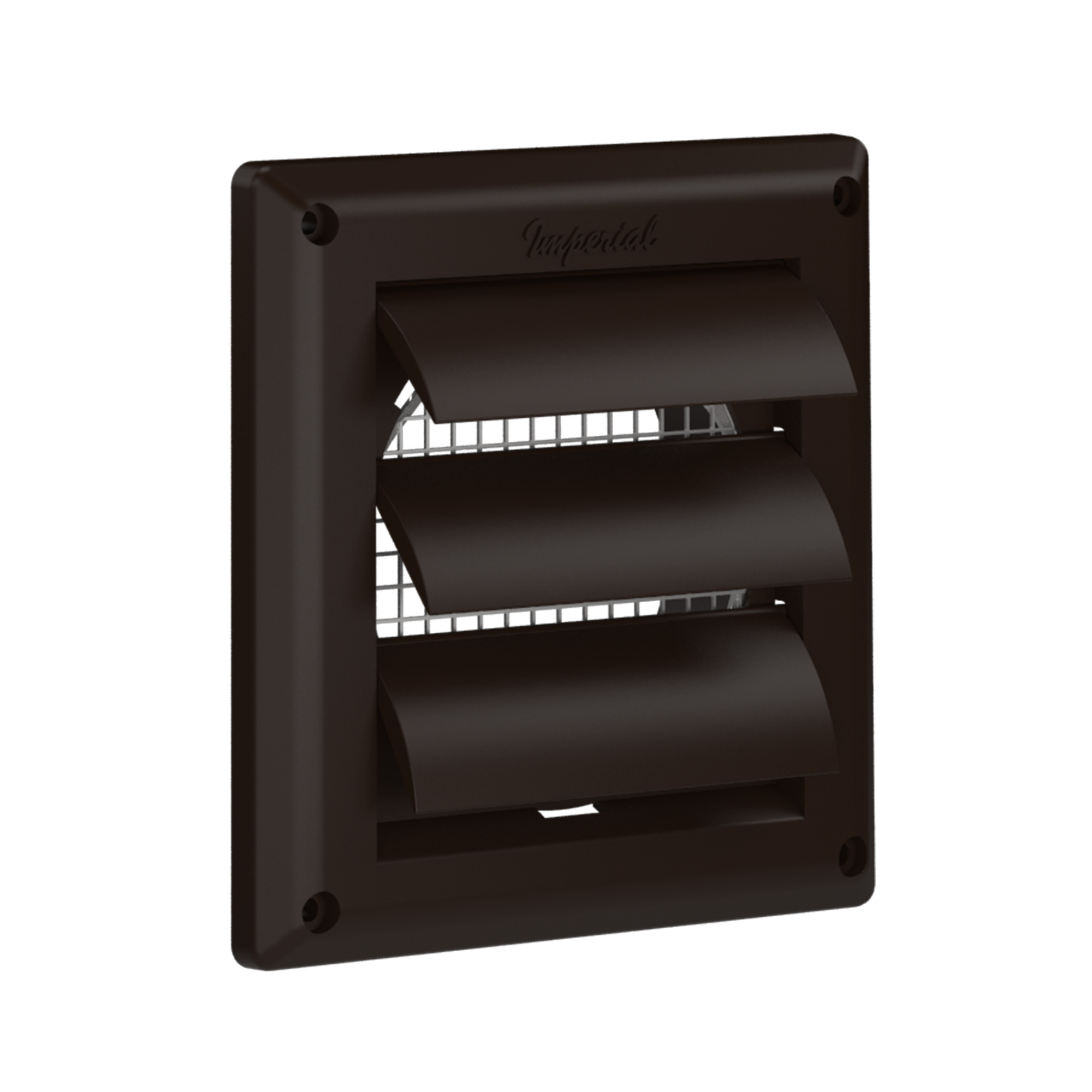 Louvered Vent Caps with Metal Screen - 4" | Imperial
