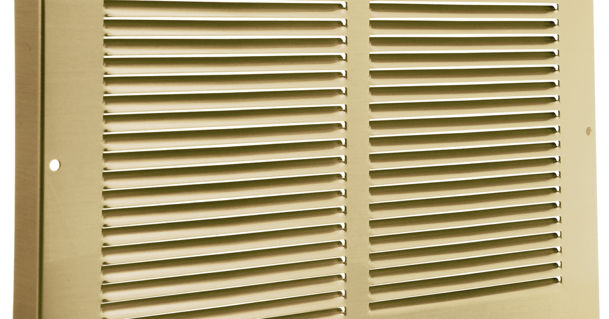 Baseboard Grille - Plated | Imperial